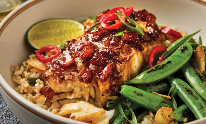 Alaska rockfish recipe Caramelized Pineapple Ginger - Fish Alaska